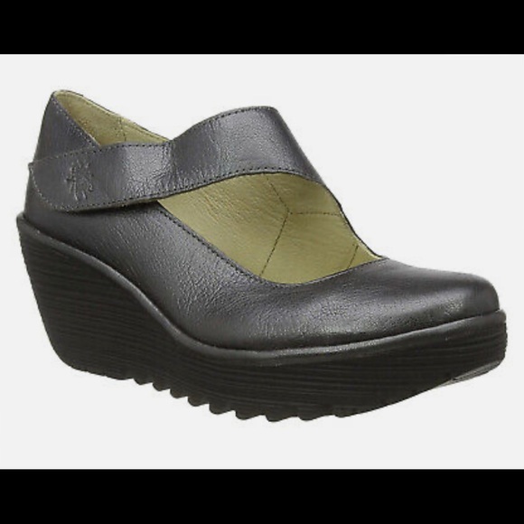 Fly London | Shoes | Nib Nwt Fly London Yasi682fly Silver Mary Jane ...